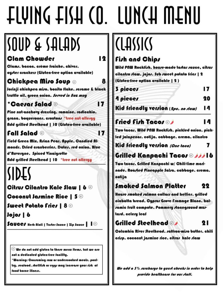 Fresh Seafood Sustainably Sourced | Gluten Free Options