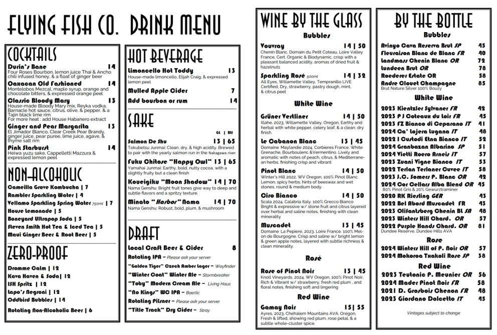 Fresh Seafood Sustainably Sourced | Gluten Free Options
