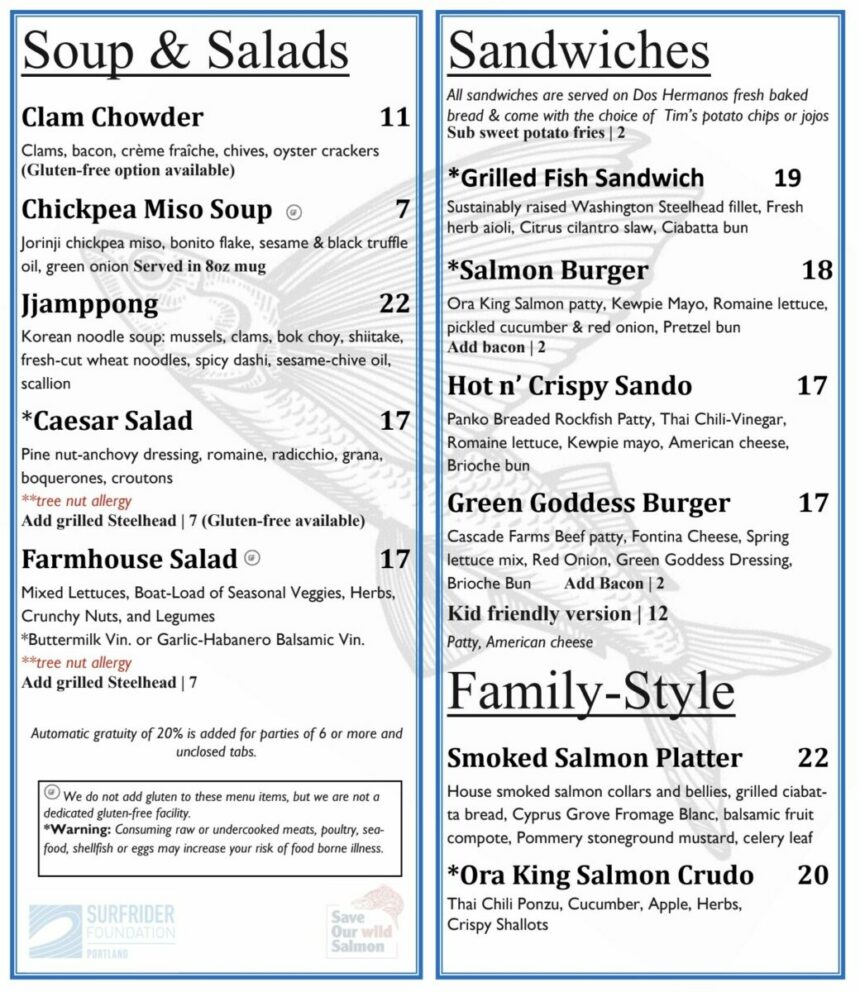 Fresh Seafood Sustainably Sourced | Gluten Free Options