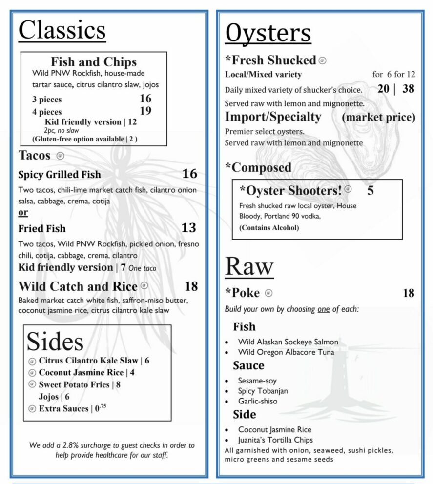 Fresh Seafood Sustainably Sourced | Gluten Free Options